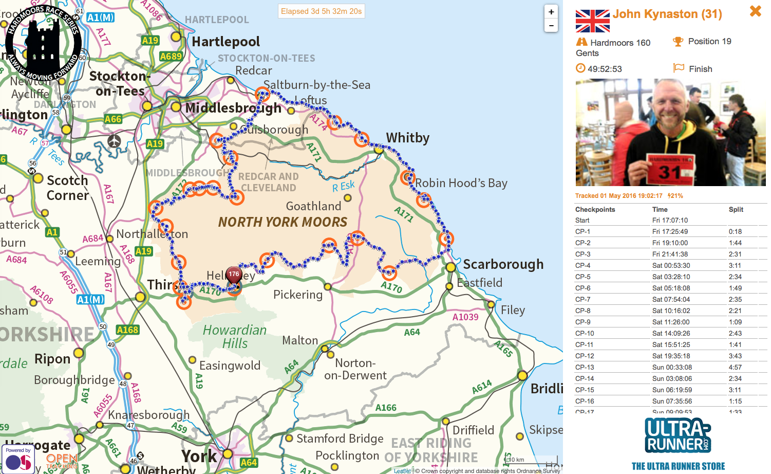 Hardmoors 160 update | John Kynaston's ultra running diary